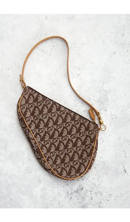 FWRD RENEW Dior Diorissimo Pochette Saddle Bag