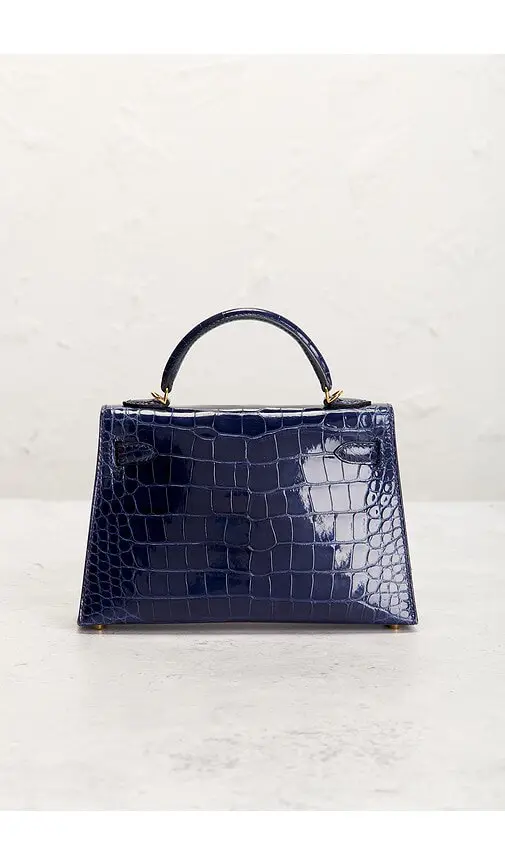 FWRD RENEW Hermes Alligator Kelly 20 Sellier Handbag