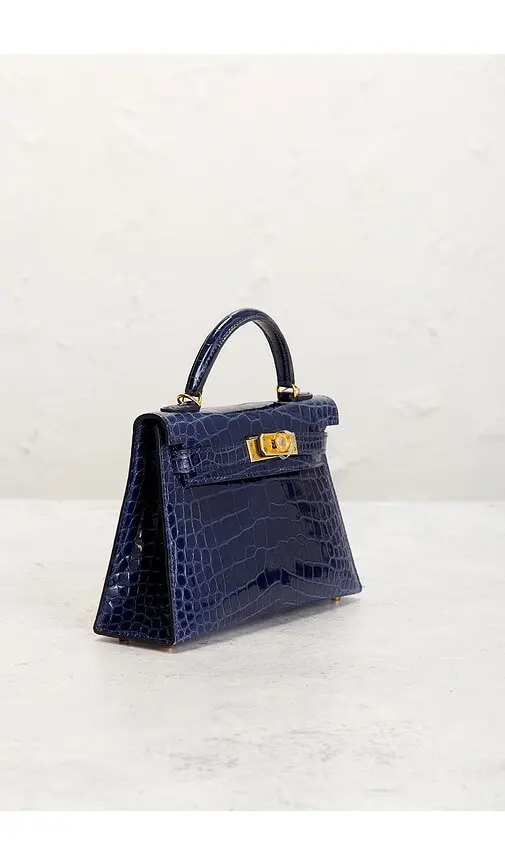 FWRD RENEW Hermes Alligator Kelly 20 Sellier Handbag