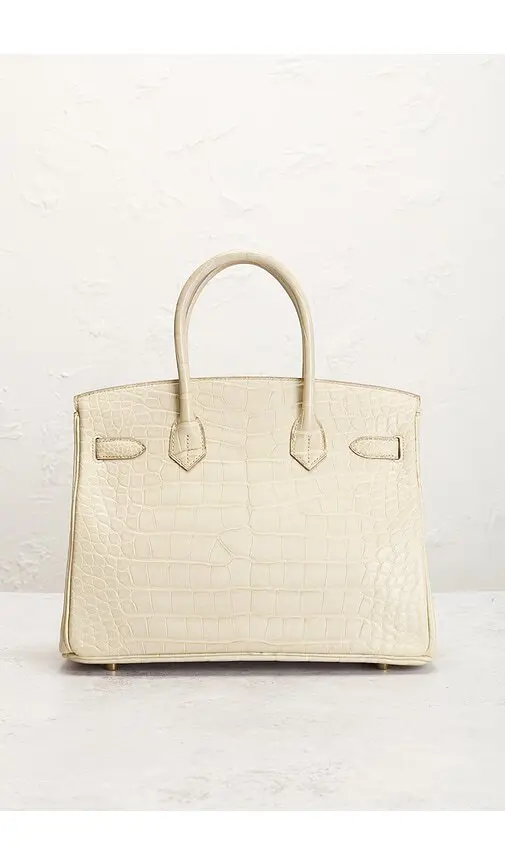 FWRD RENEW Hermes Matte Alligator Birkin 30 Handbag