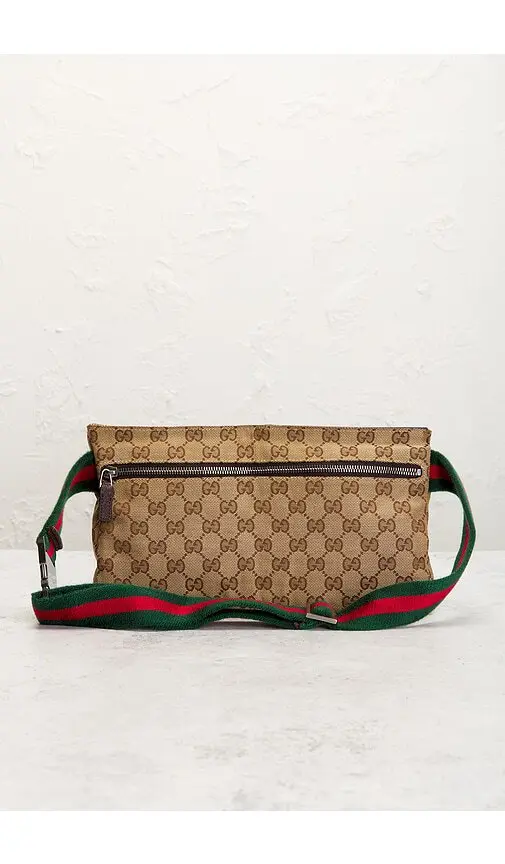 FWRD RENEW Gucci Double Pocket Belt Bag