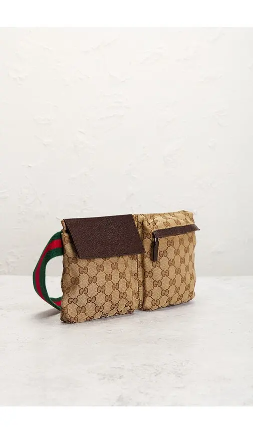 FWRD RENEW Gucci Double Pocket Belt Bag