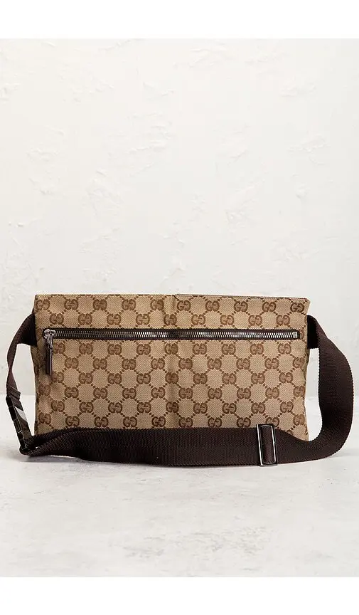 FWRD RENEW Gucci Double Pocket Belt Bag