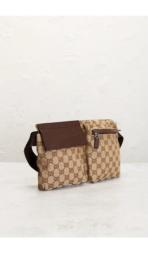 FWRD RENEW Gucci Double Pocket Belt Bag