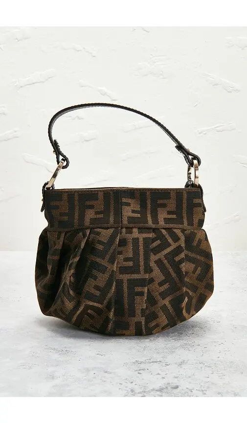 FWRD RENEW Fendi Zucca Mini Chef Hobo Bag