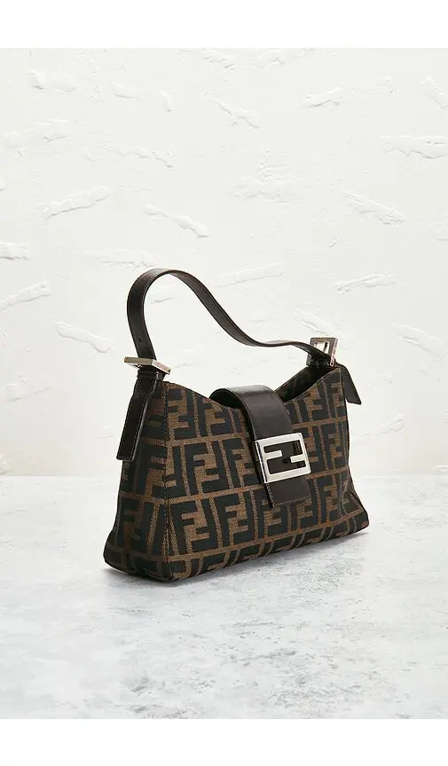 FWRD RENEW Fendi Zucca Shoulder Bag