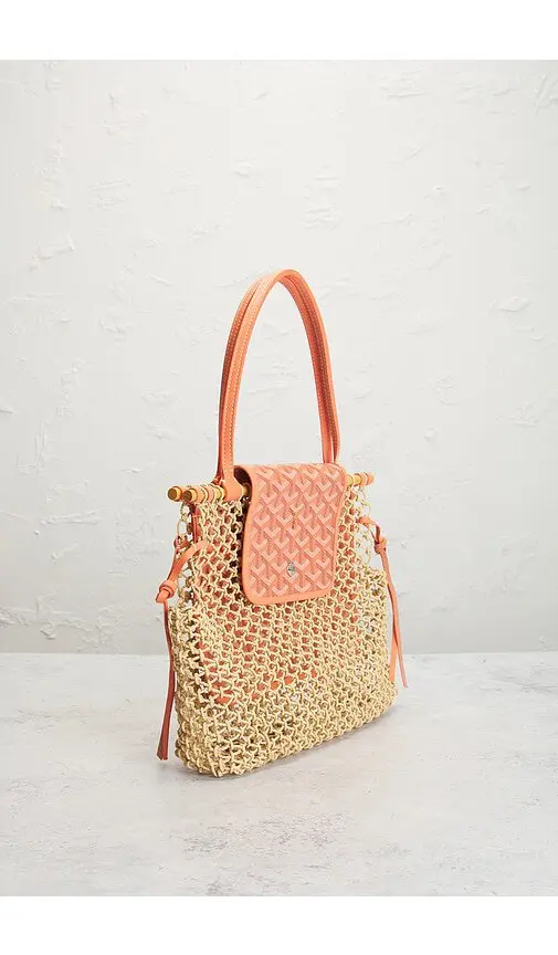 FWRD RENEW Goyard Raffia Aligre Tote Bag