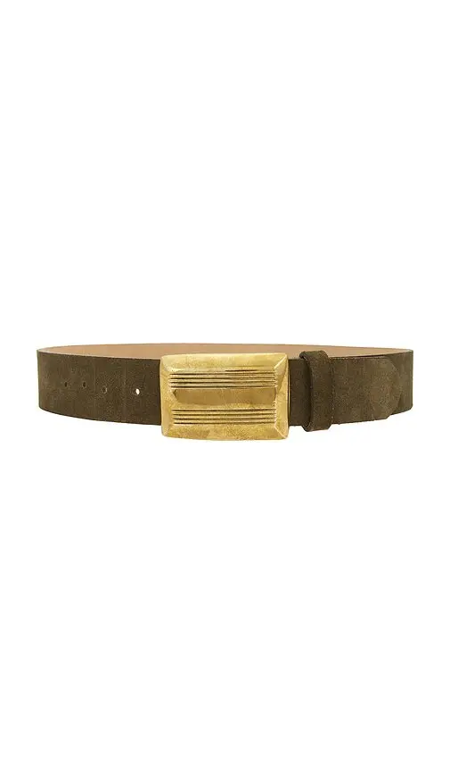 L'Agence Cebo Grooved Rectangular Belt In . Also