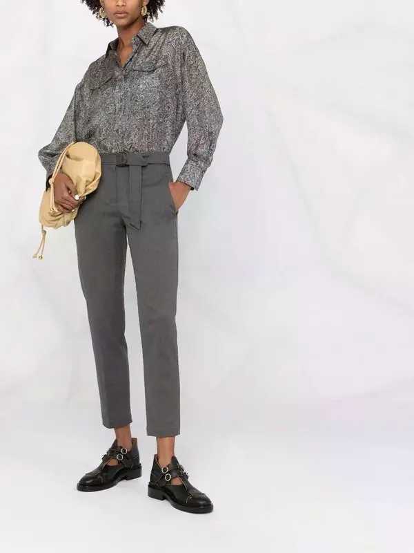 Brunello Cucinelli Paisley-print Long-sleeve Shirt