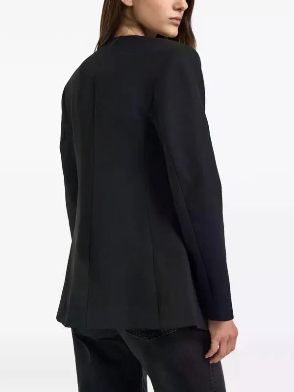 ANINE BING Huda Collarless Button-up Jacket