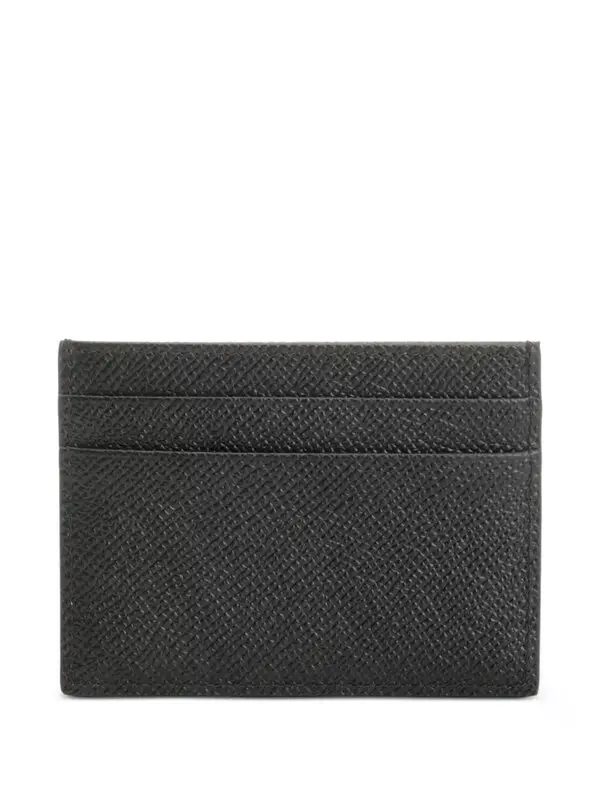Dolce & Gabbana Calfskin Card Holder With Branded Plate