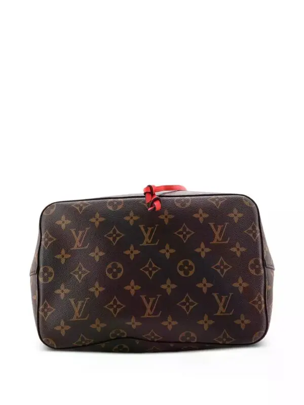 LOUIS VUITTON Monogram Canvas Neonoe Bucket Bag - Red