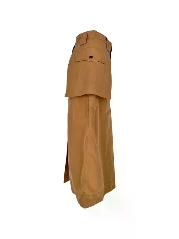 GANNI Cargo Midi Skirt