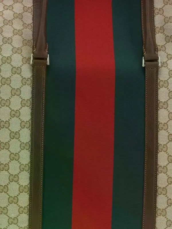 Gucci Medium Gg Duffle Bag With Web