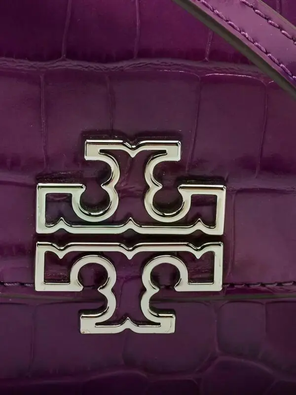 Tory Burch Mini Britten Crocodile-effect Leather Tote Bag