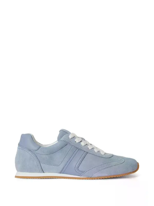 Ralph Lauren Dani Suede Leather Sneakers - Blue