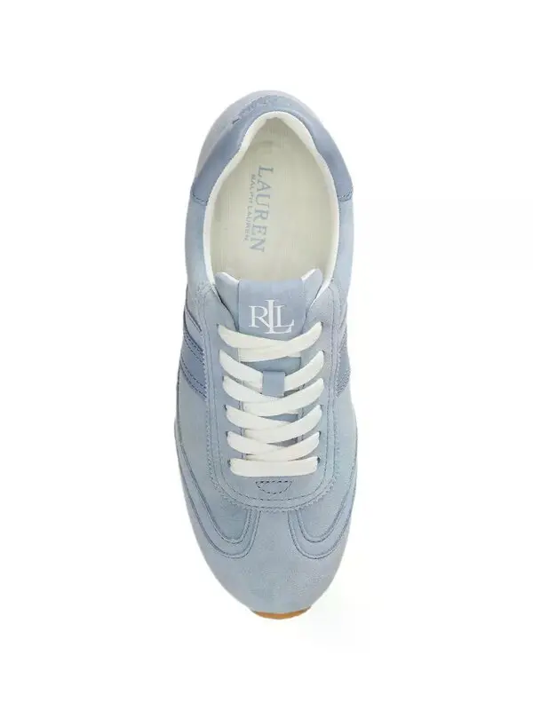 Ralph Lauren Dani Suede Leather Sneakers - Blue