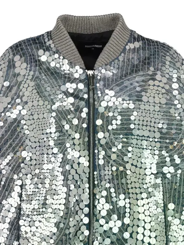 Dsquared2 Sequin-embellished Bomber Jacket