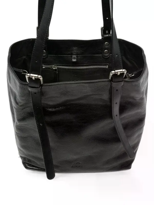 AUTENTICA 504 Galatea Pebbled-leather Shoulder Bag