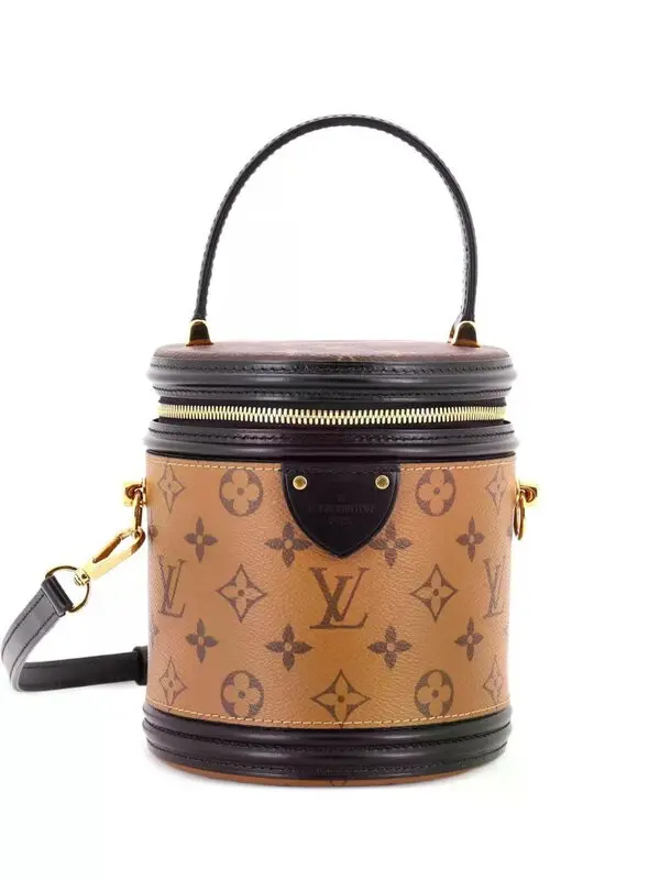 LOUIS VUITTON Reverse Monogram Canvas Cannes Handbag Satchel