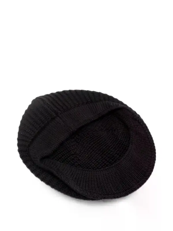 Altea Ribbed-knit Wool Flat Cap