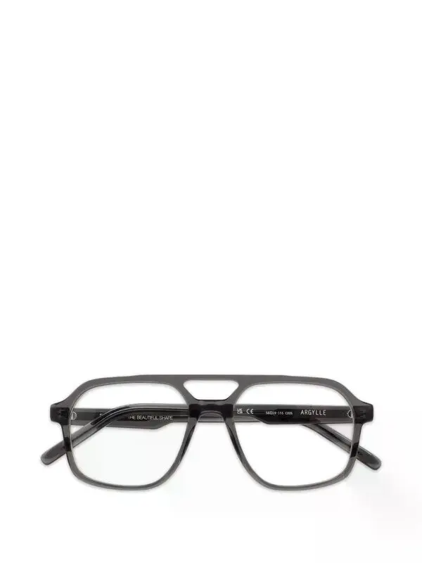 KALEOS Argylle Pilot Frame Eyeglasses - Grey