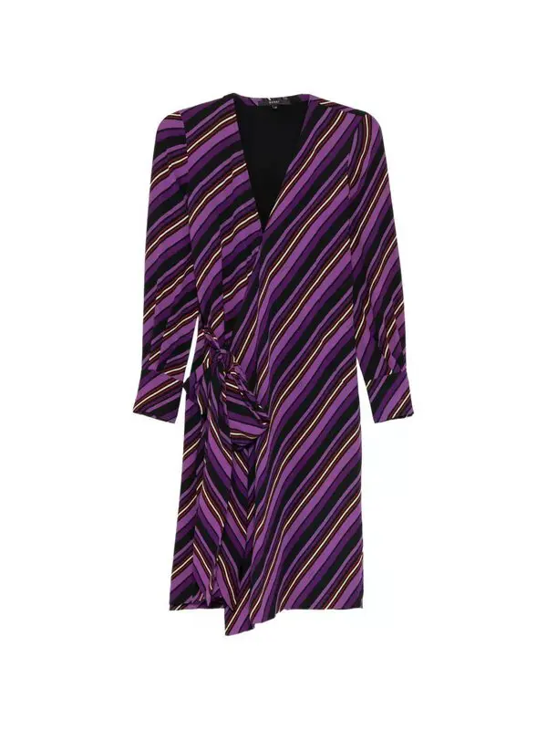 Gucci Striped Wrap Dress