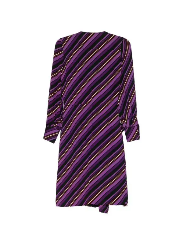 Gucci Striped Wrap Dress