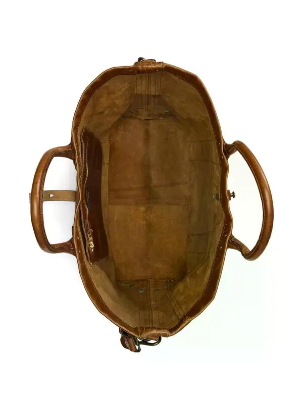 Ralph Lauren Strap Leather Tote Bag