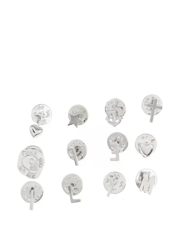 Dsquared2 Logo-engraved Motif Pins Set
