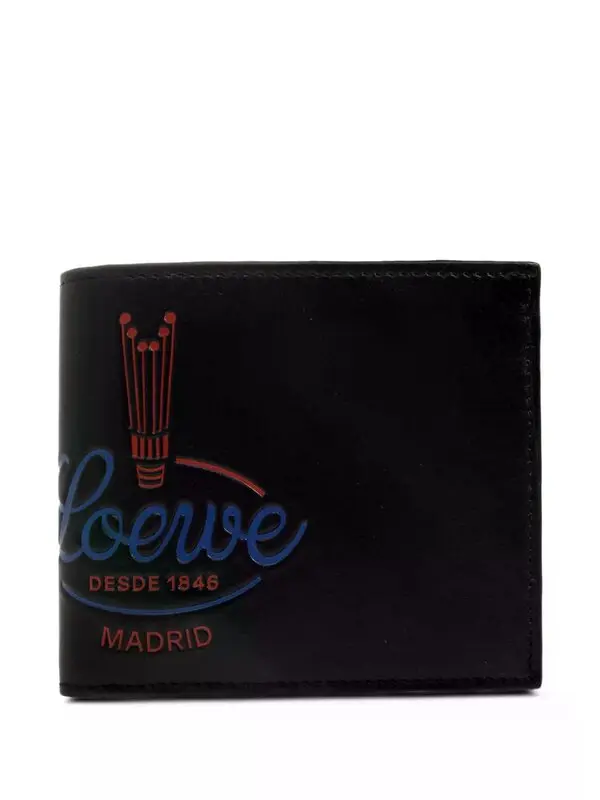Loewe Logo-print Leather Wallet
