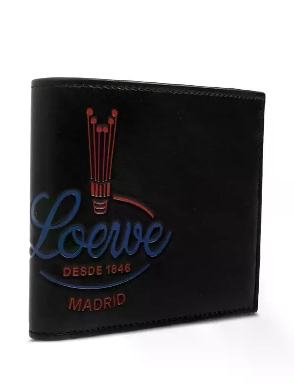 Loewe Logo-print Leather Wallet