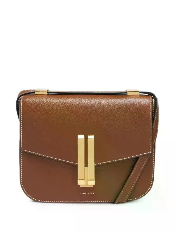 DEMELLIER The Vancouver Topstitch-detail Shoulder Bag