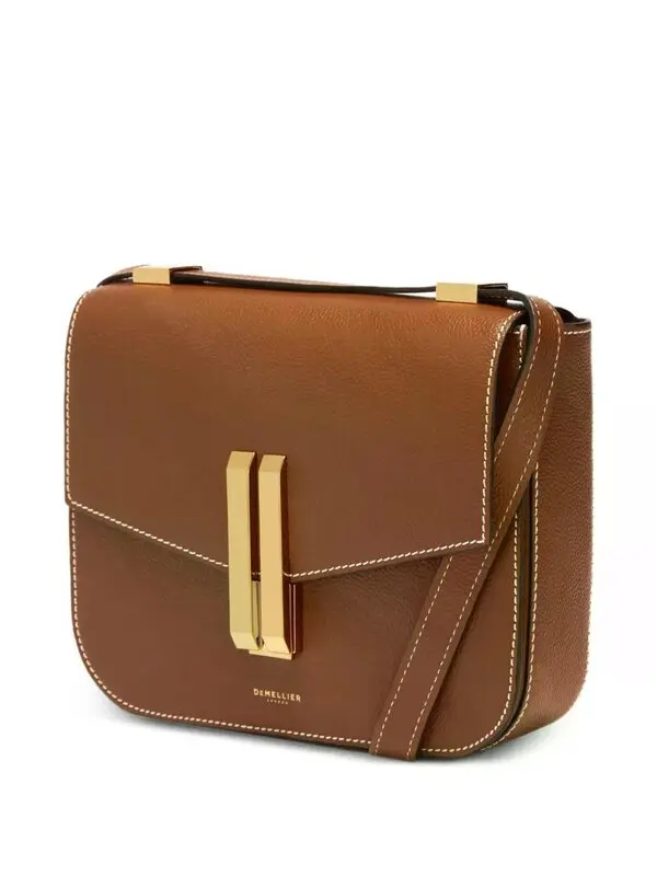 DEMELLIER The Vancouver Topstitch-detail Shoulder Bag