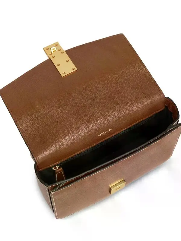 DEMELLIER The Vancouver Topstitch-detail Shoulder Bag
