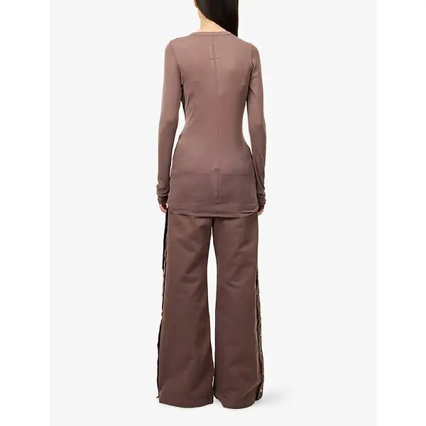 Rick Owens Basic Long-sleeve Cotton T-shirt
