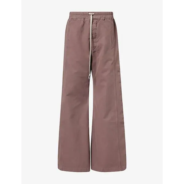 Rick Owens Wide-leg Cotton Trousers