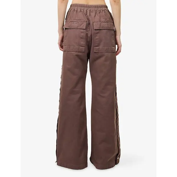 Rick Owens Wide-leg Cotton Trousers