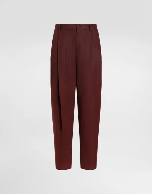 Dolce & Gabbana Pantalone Pants And Shorts Multi-colored Linen