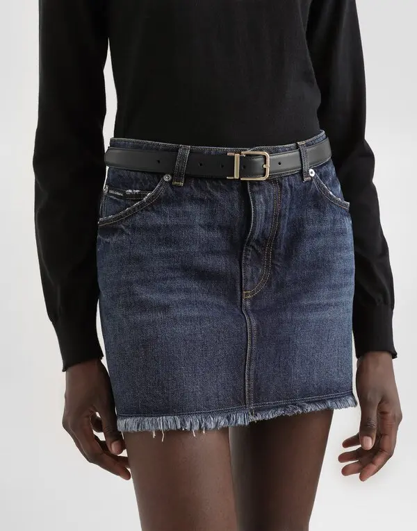 Dolce & Gabbana Denim Miniskirt