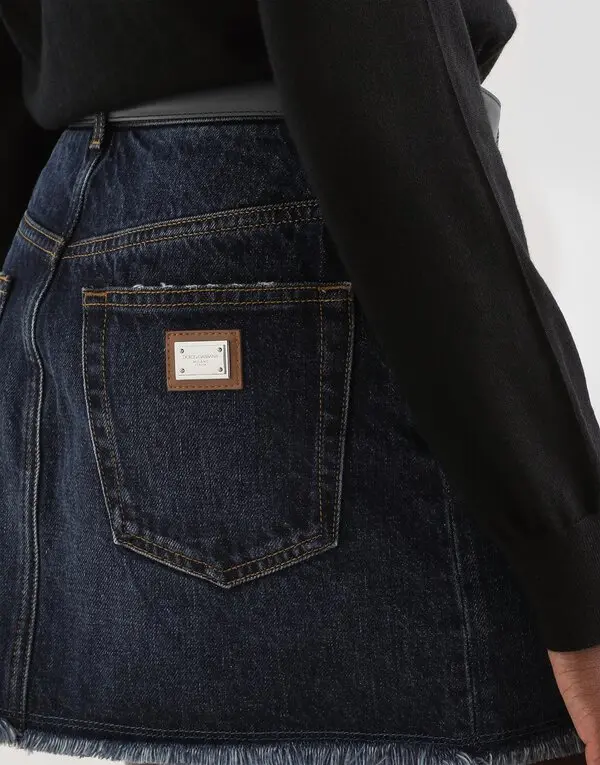 Dolce & Gabbana Denim Miniskirt