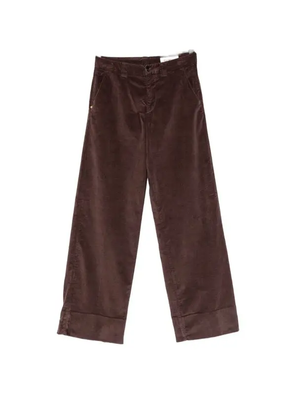 WHITE SAND Cotton Trousers