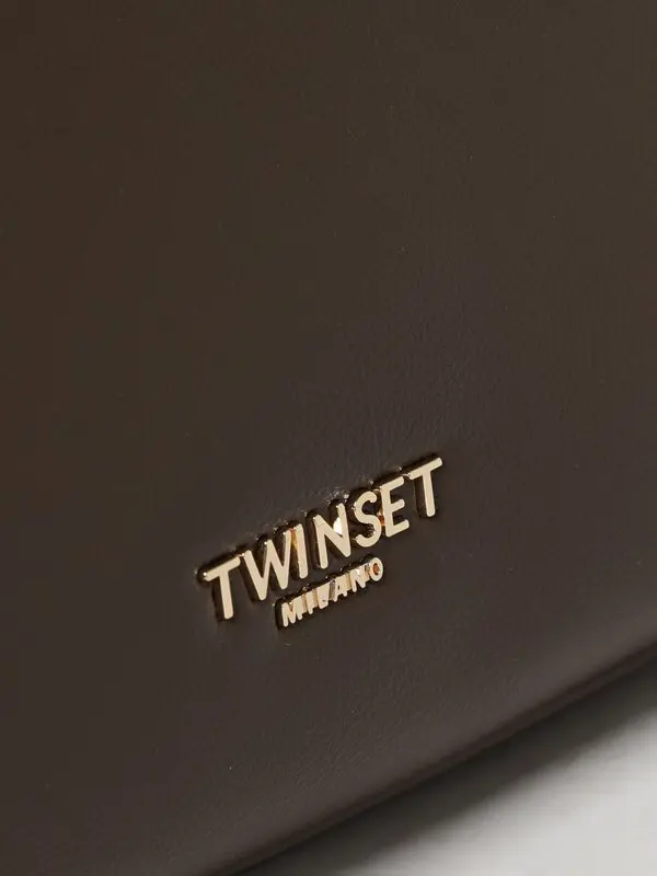 TWINSET Synthetic Leather Shoulder Bag - Brown