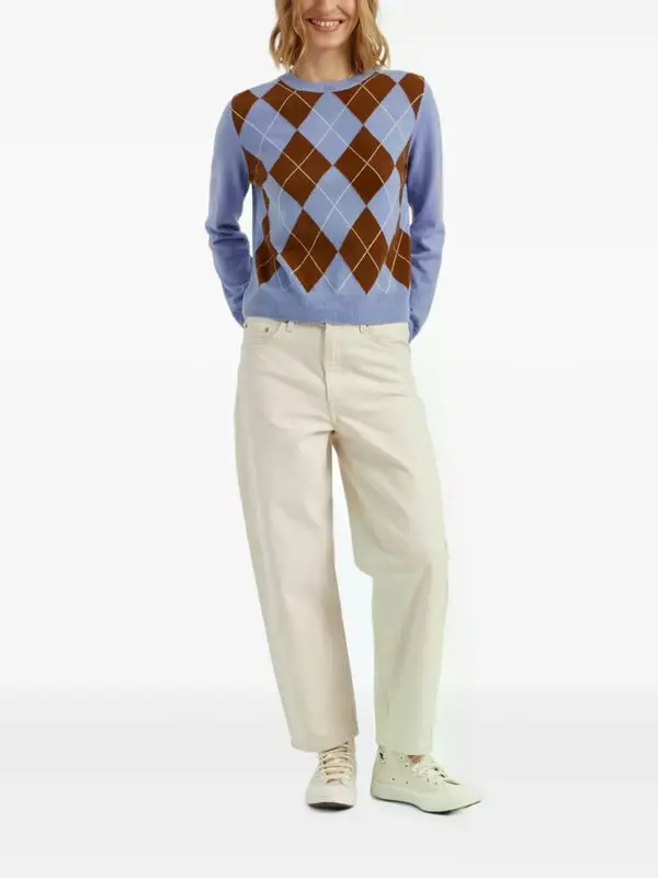 Chinti & Parker Argyle-pattern Sweater