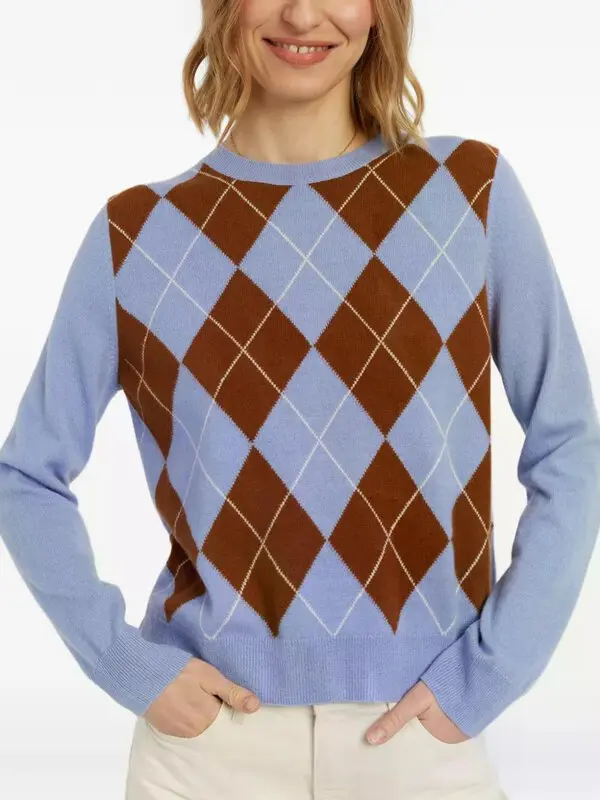 Chinti & Parker Argyle-pattern Sweater