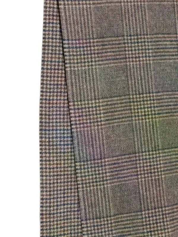 Barbour Prince Of Wales Check Fringed Scarf