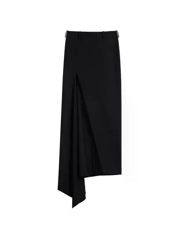 Givenchy Asymmetric-hem Wrap-style Skirt