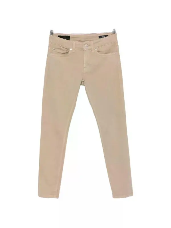 DONDUP Logo-plaque Slim-fit Jeans