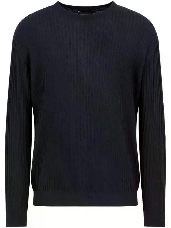 Emporio Armani Ribbed-knit Sweater