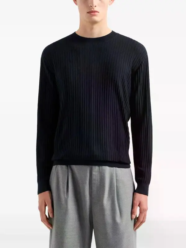 Emporio Armani Ribbed-knit Sweater
